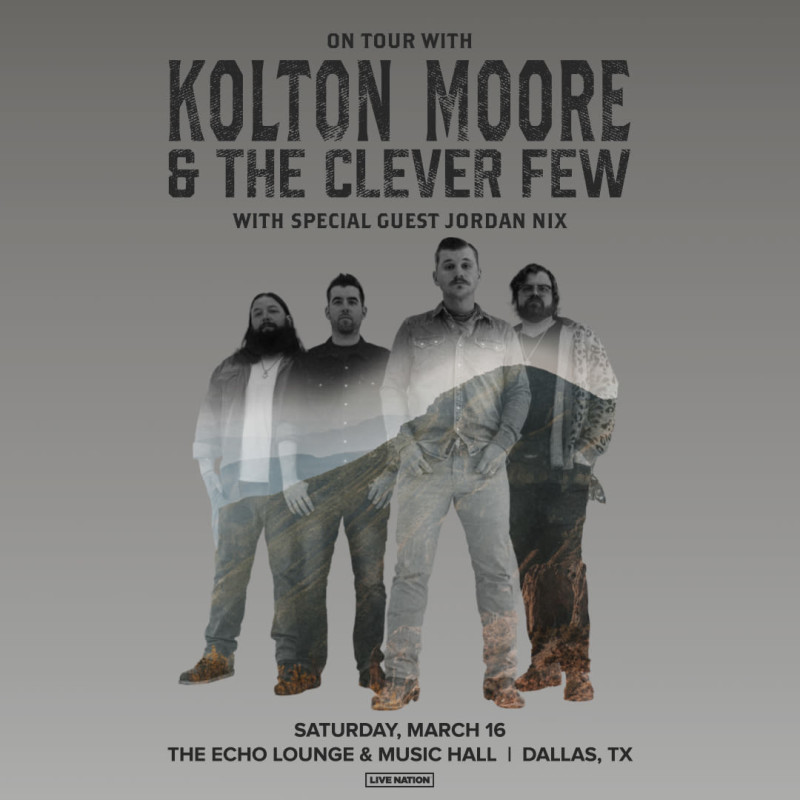 Kolton Moore & The Clever Few in Dallas at The Echo Lounge & Music