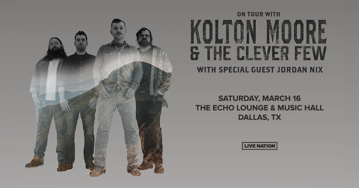 Kolton Moore & The Clever Few in Dallas at The Echo Lounge & Music