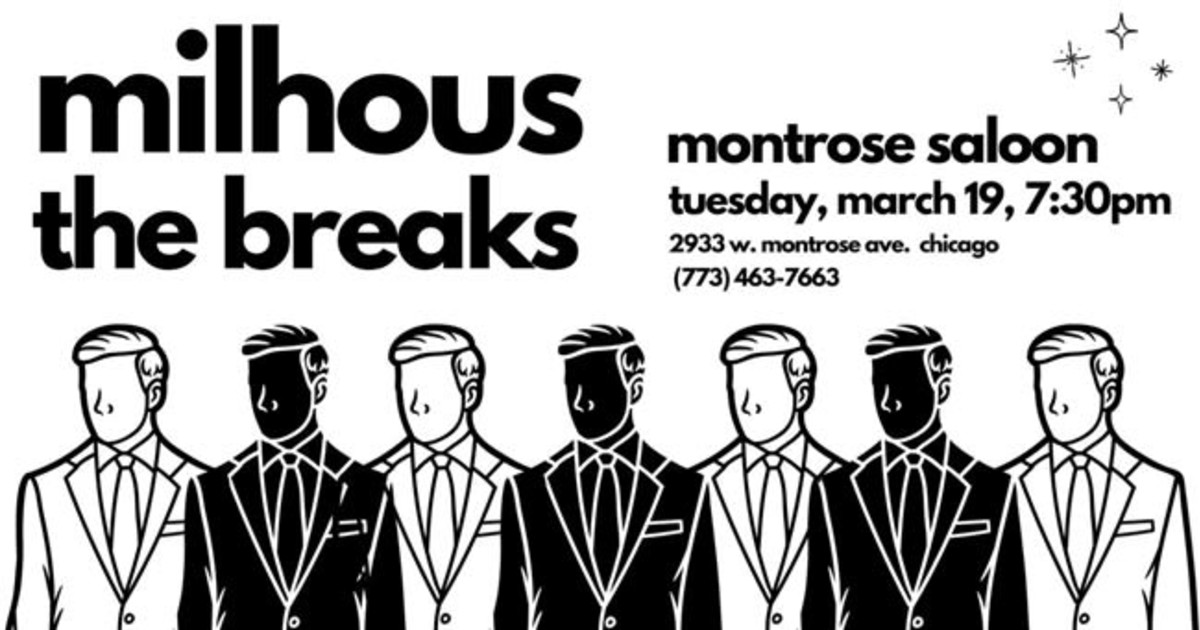 MILHOUS Rides again with THE BREAKS in Chicago at Montrose Saloon