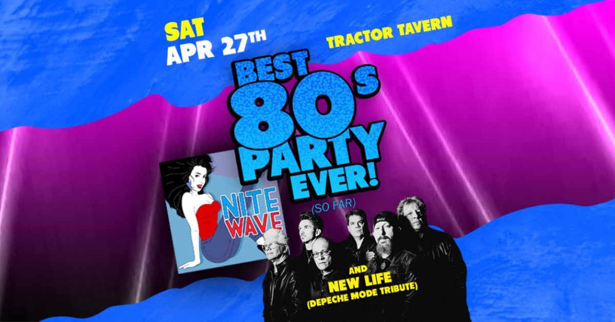 The Best 80s Party Ever! (So Far) Featuring: Nite Wave (80's New