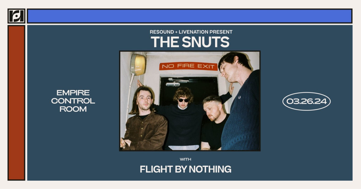 The Snuts w/ Flight By Nothing in Austin at Empire Control Room