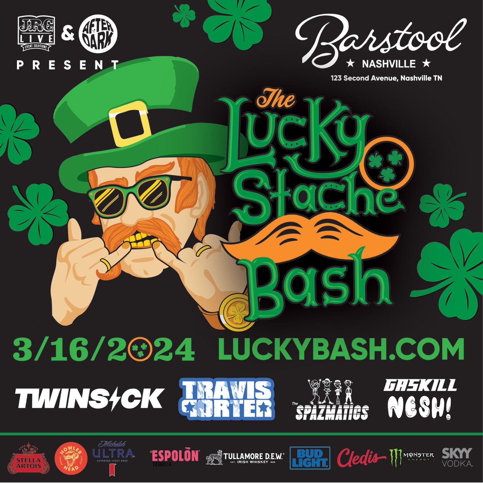 The Lucky Stache Bash in Nashville at Barstool Nashville