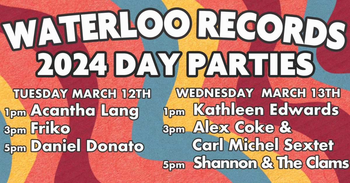 WATERLOO RECORDS 2024 Day Parties in Austin at Waterloo Records