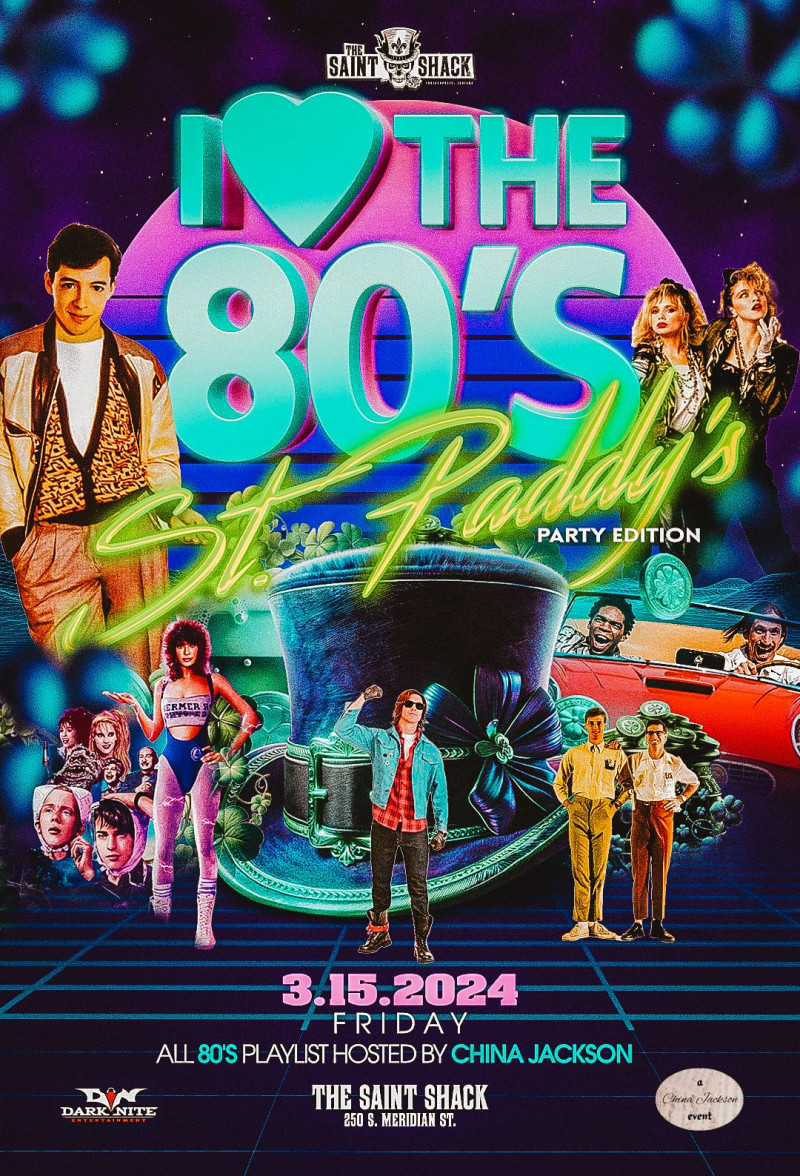 80's Party- Ditch work day! in Indianapolis at Saint Shack