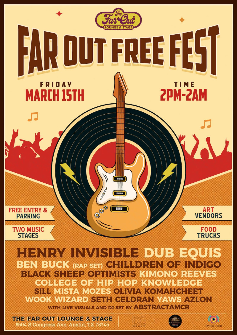 Far Out Free Fest w/ Henry Invisible, Dub Equis, Ben Buck,