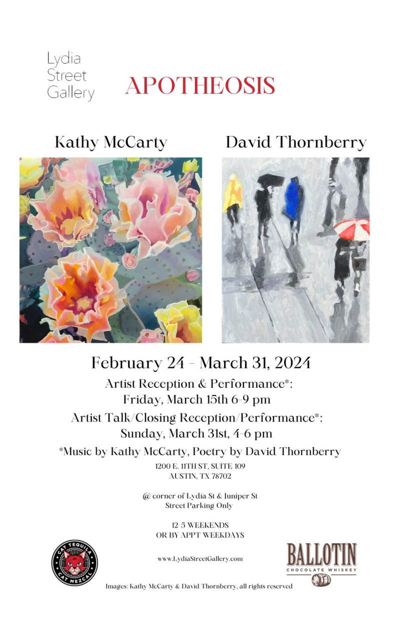 Artist Reception for KATHY MCCARTY & DAVID THORNBERRY: