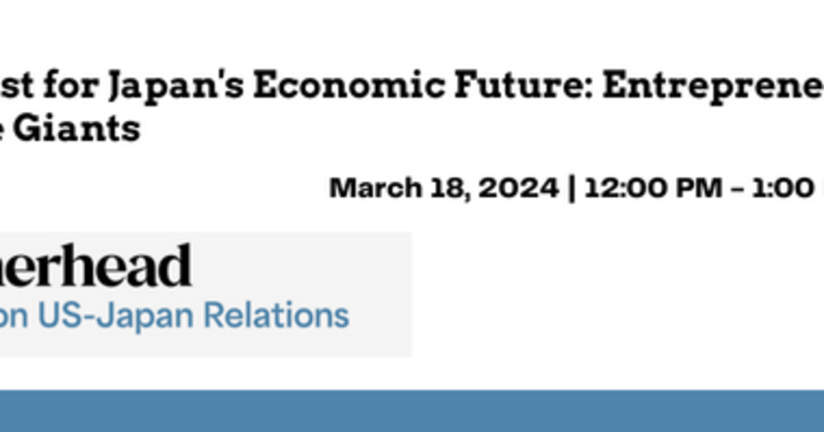 The Contest for Japan's Economic Future: Entrepreneurs vs.