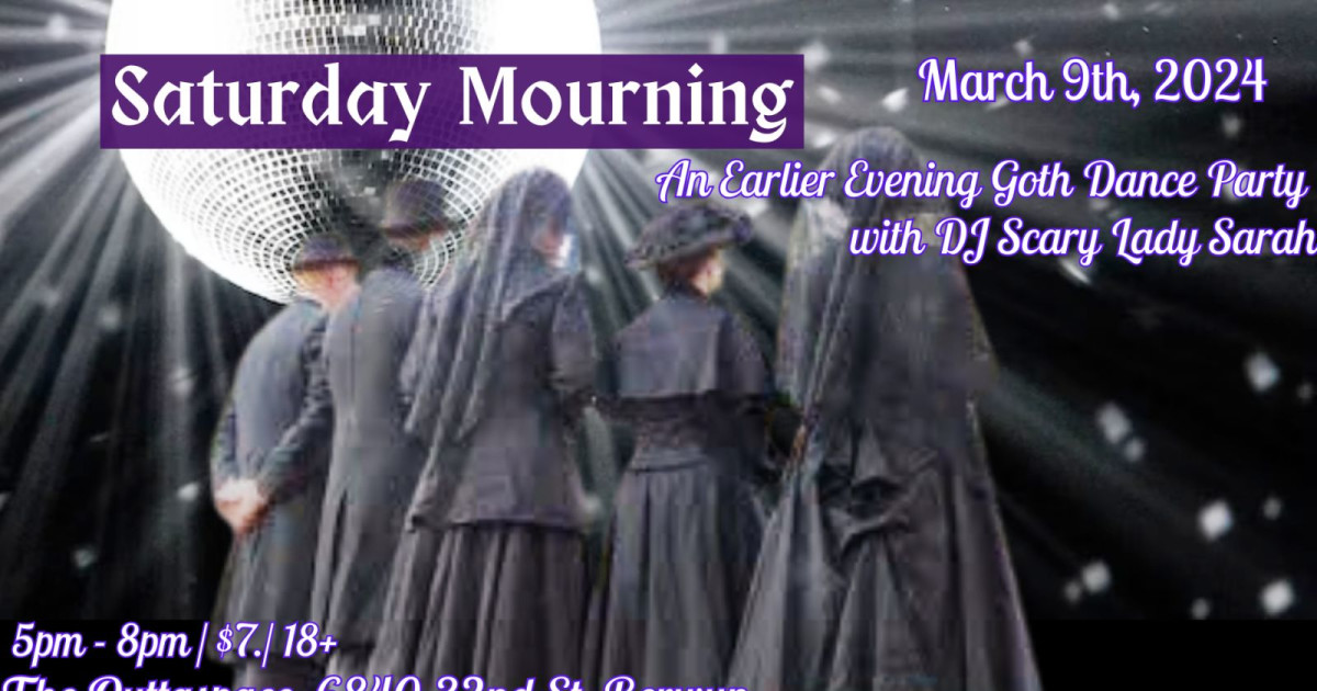 Saturday Mourning: An Earlier Evening Goth Dance Party in Berwyn