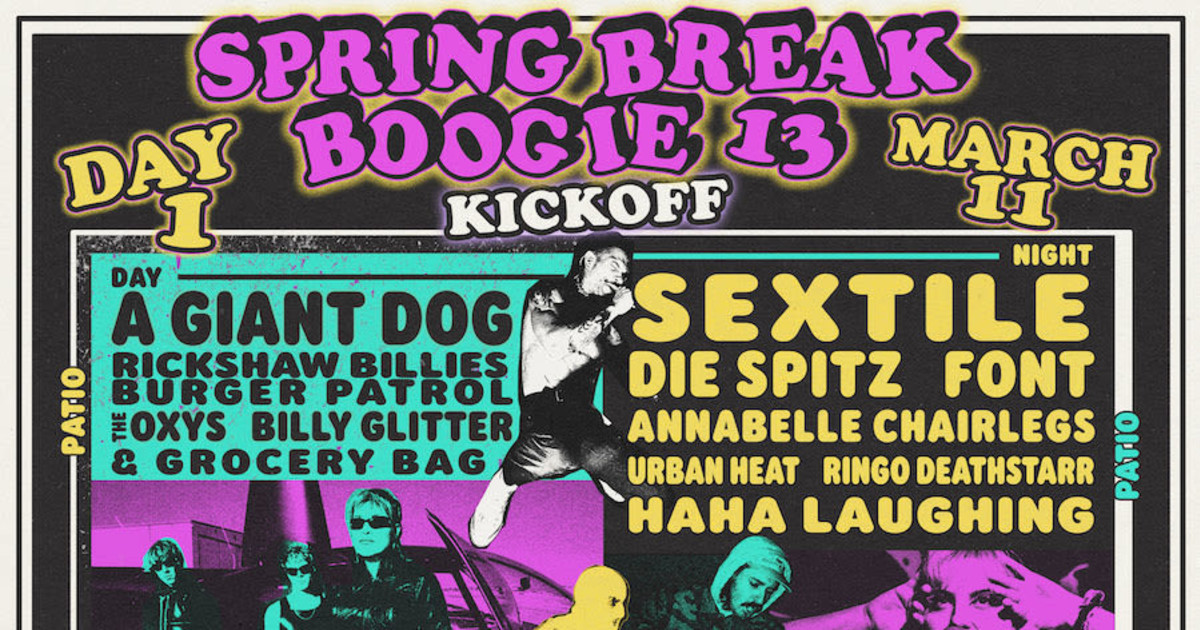 Spring Break Boogie Kickoff (Day One) ft. Sextile, A Giant Dog,