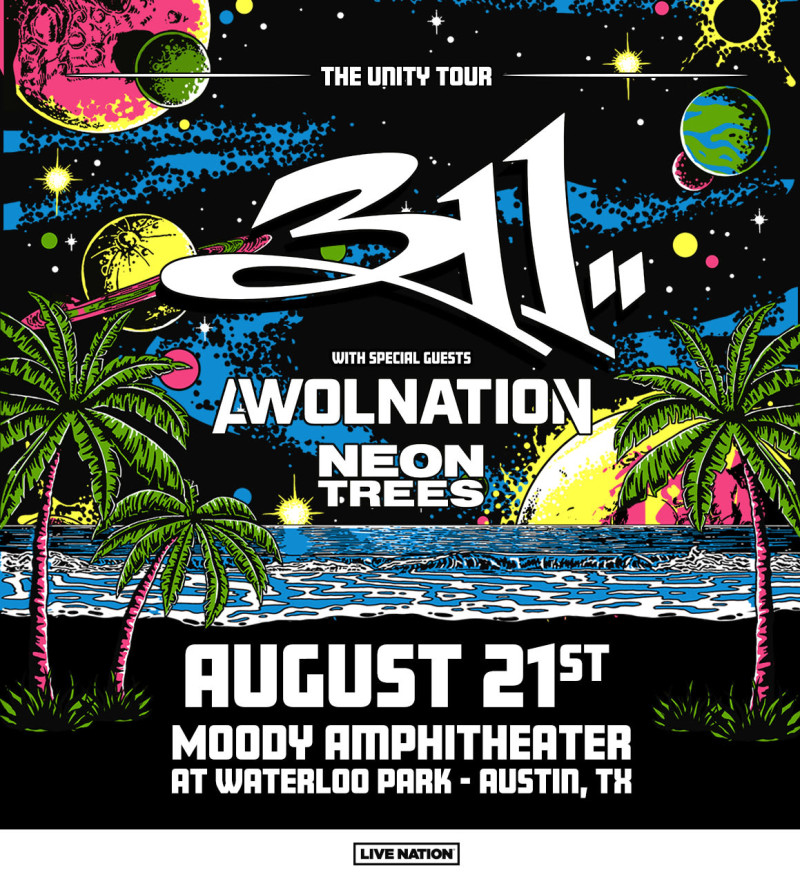 311: Unity Tour w/ AWOLNATION & Neon Trees in Austin at Moody