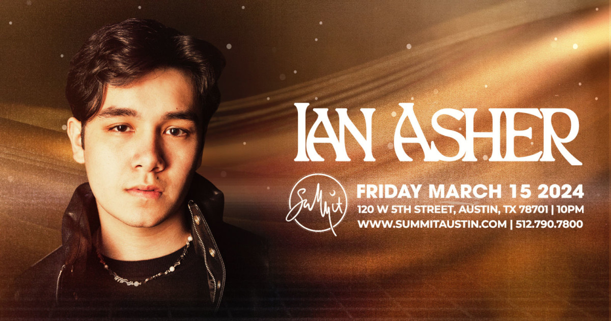 IAN ASHER in Austin at CLOSED: Summit Rooftop