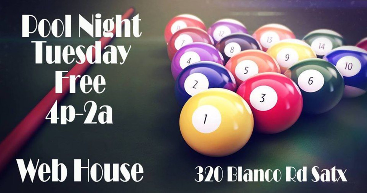 FREE POOL NIGHT for our patrons enjoying our Eats & Drinks in San