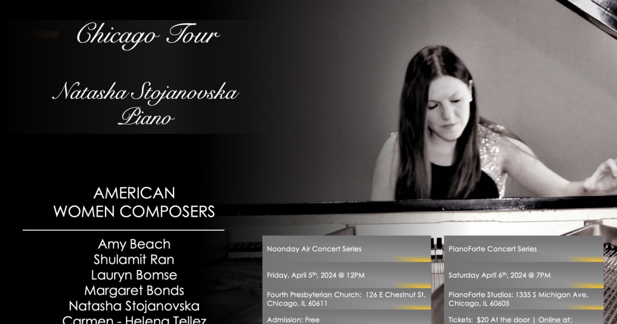 Natasha Stojanovska / American Women Composers in Chicago at