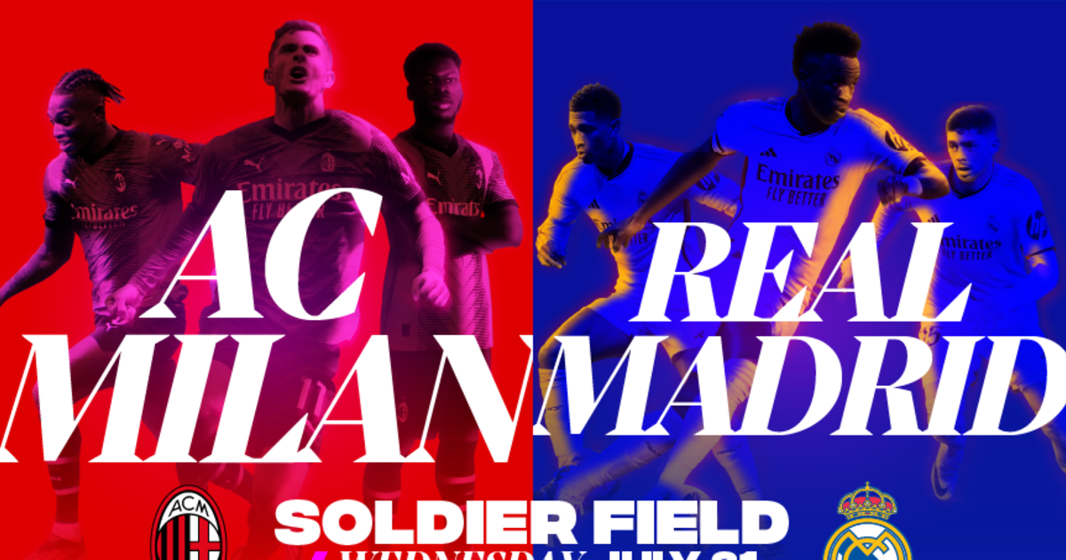 AC Milan vs. Real Madrid in Chicago at Soldier Field South Lot