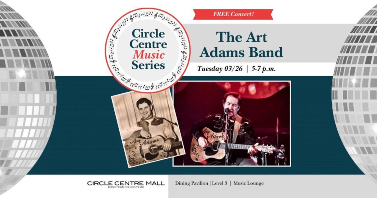 Circle Centre Music Series: The Art Adams Band in Indianapolis at