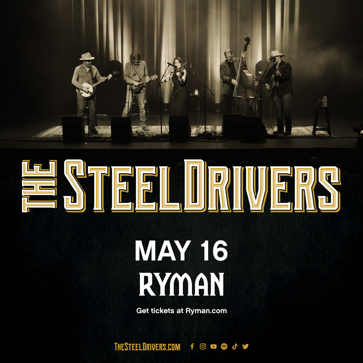 The SteelDrivers in Nashville at Ryman Auditorium