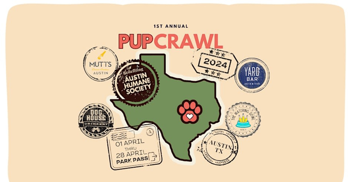 1st Annual Pup Crawl Benefiting AHS in Austin at Various