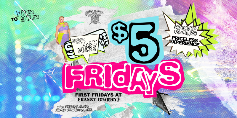 $5 First Fridays in Philadelphia at Franky Bradley's