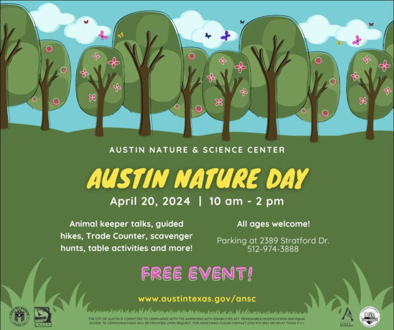 Austin Nature Day in Austin at Austin Nature & Science Center
