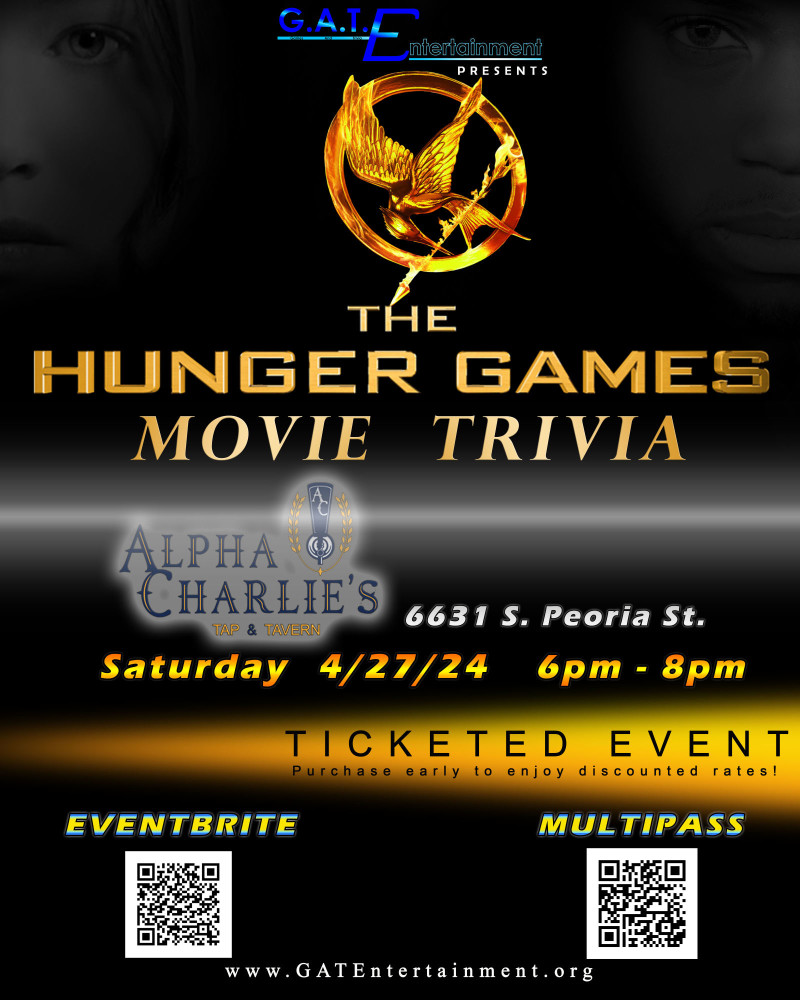 The Hunger Games Movie Trivia Night in Centennial at Alpha