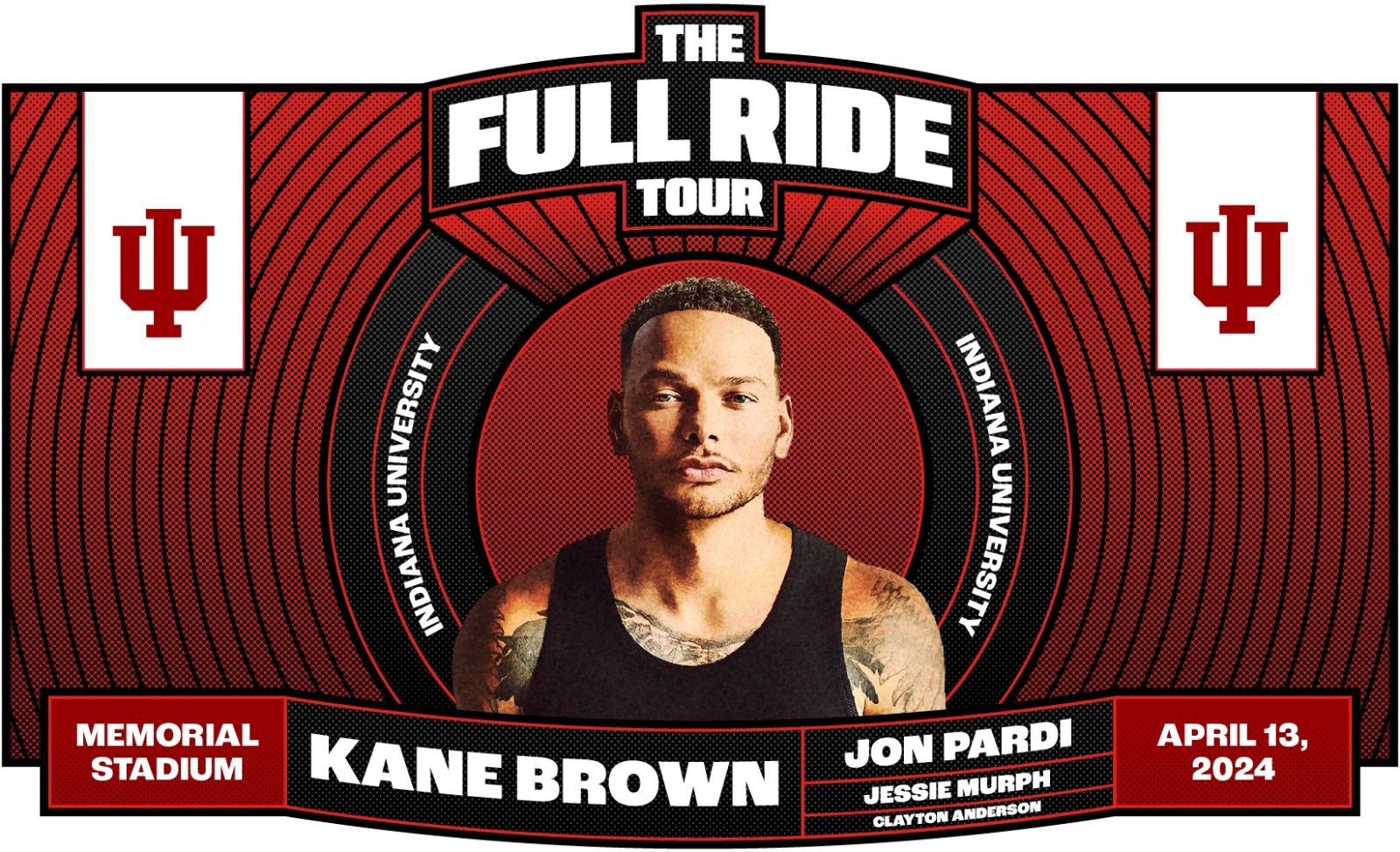 The Full Ride Tour in Bloomington at Memorial Stadium - Indiana