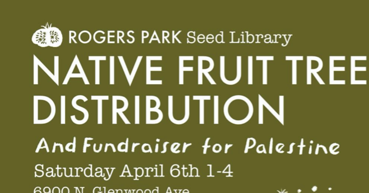 Native Fruit Tree Distribution and Fundraiser for Palestine in