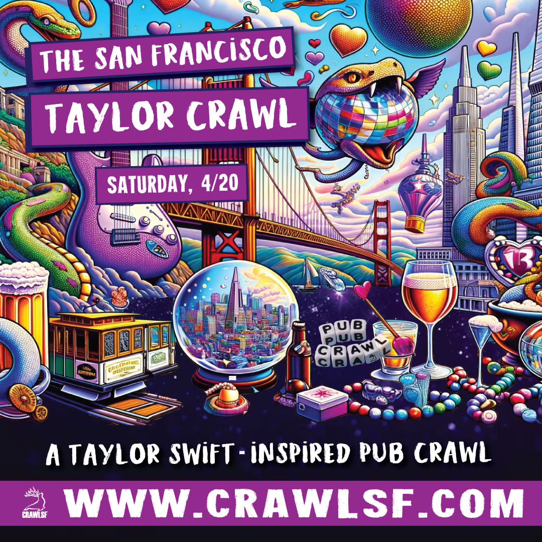 The Taylor Crawl: A Taylor Swift-Inspired Pub Crawl in San