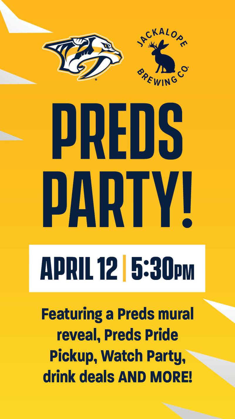 PREDS PARTY at JACKALOPE in Nashville at Jackalope Brewing