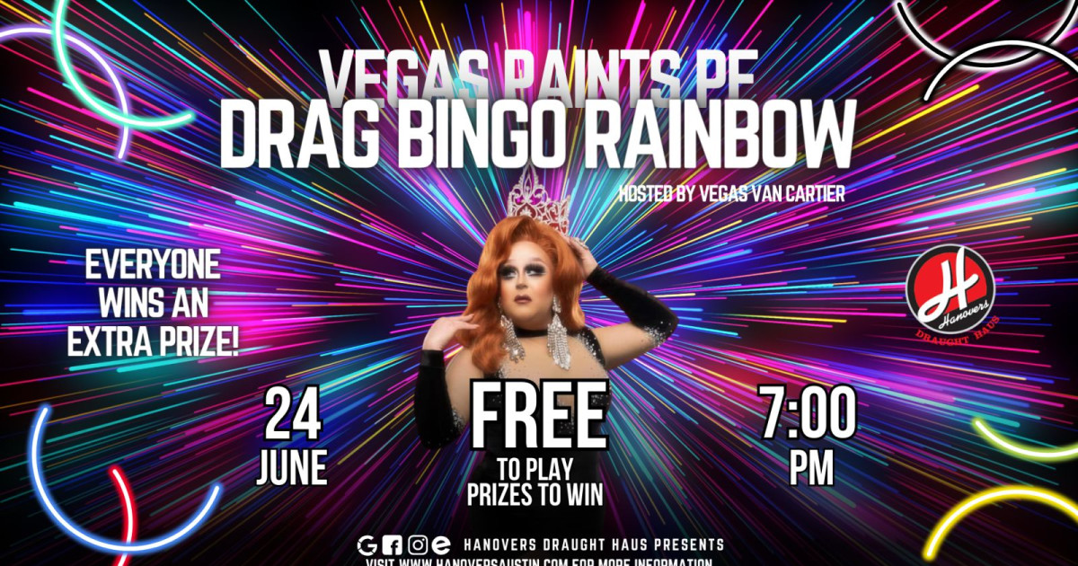 Paint Drag Bingo Rainbow at Hanovers Pflugerville in