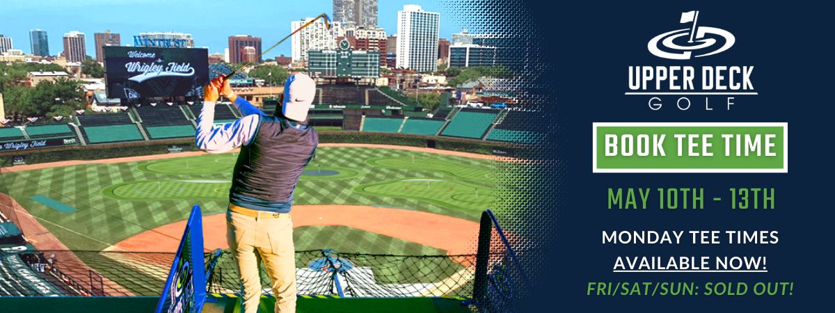 Upper Deck Golfing in Chicago at Wrigley Field