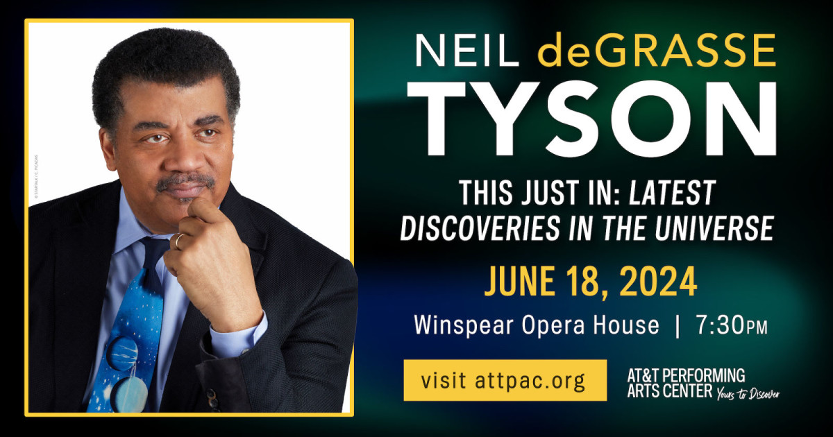 Neil deGrasse Tyson in Dallas at Winspear Opera House