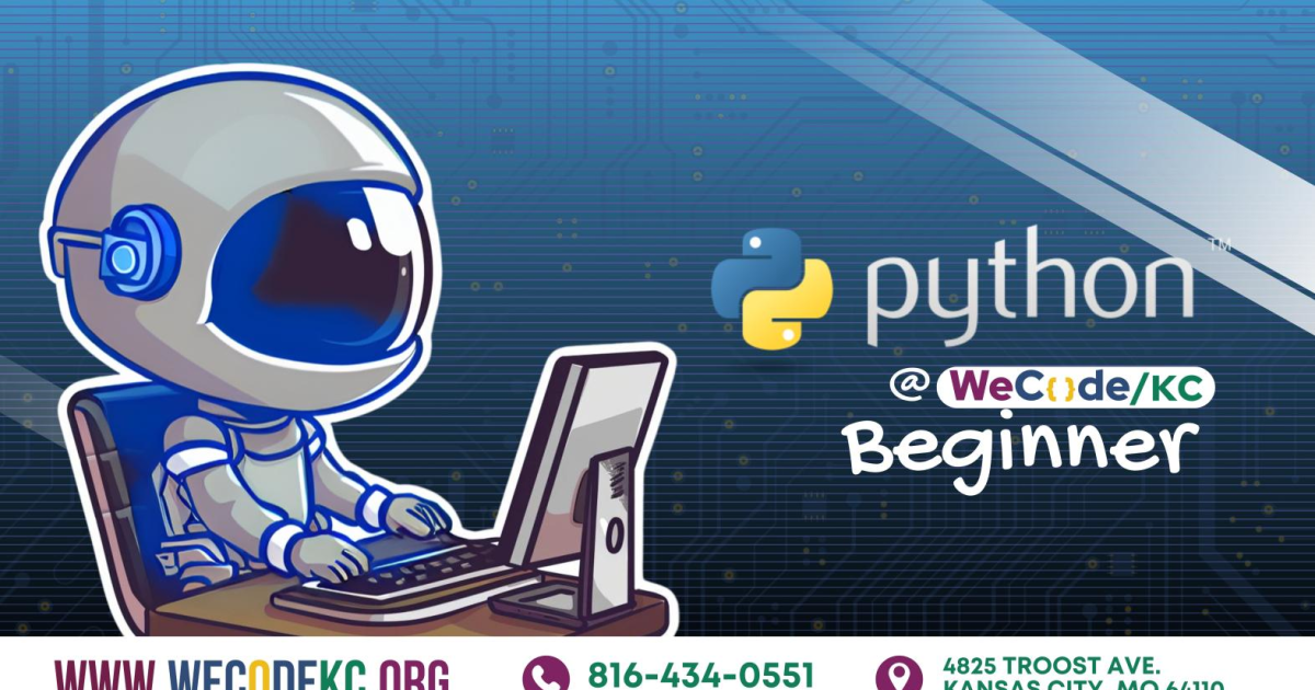 WeCodeKC's Beginning Python Class (all ages) in Kansas City at