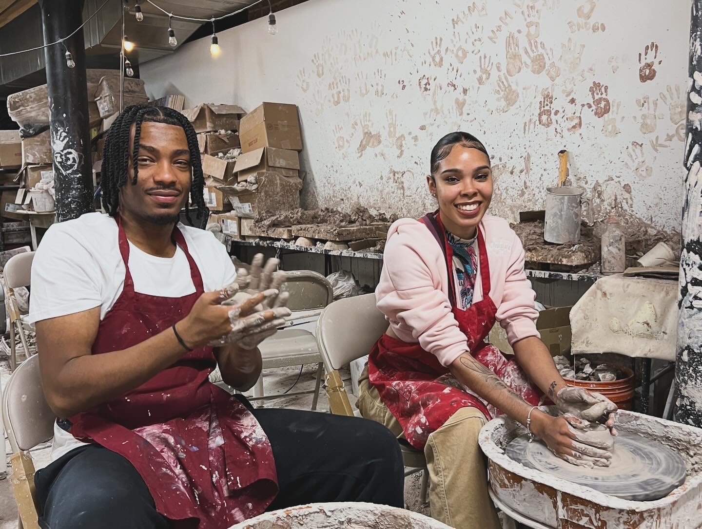 Spinning (Throwing) Wheel Pottery Session in Chicago at Color