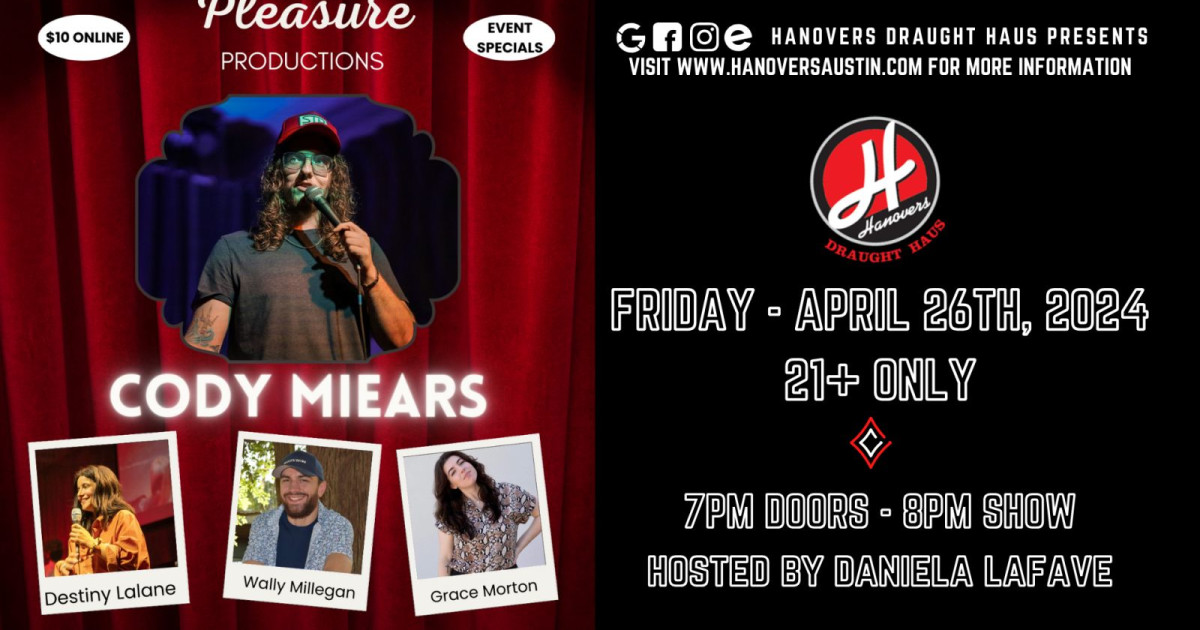Live Stand-Up Comedy Show at Hanovers Pflugerville in
