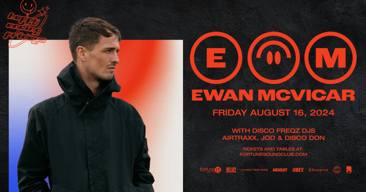 Ewan McVicar in Vancouver at Fortune Sound Club