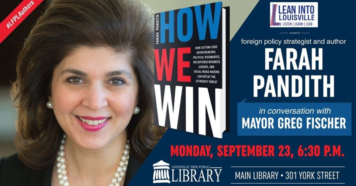 Farah Pandith Author Talk in Louisville at Louisville Free