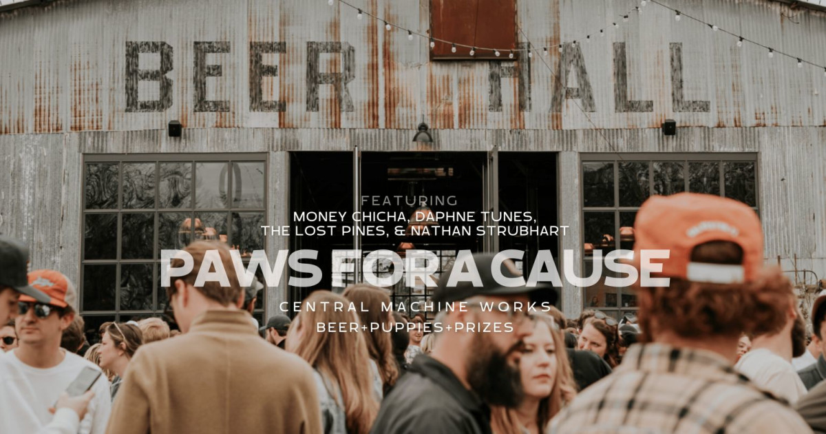 Paws For A Cause in Austin at Central Machine Works Brewery & Beer