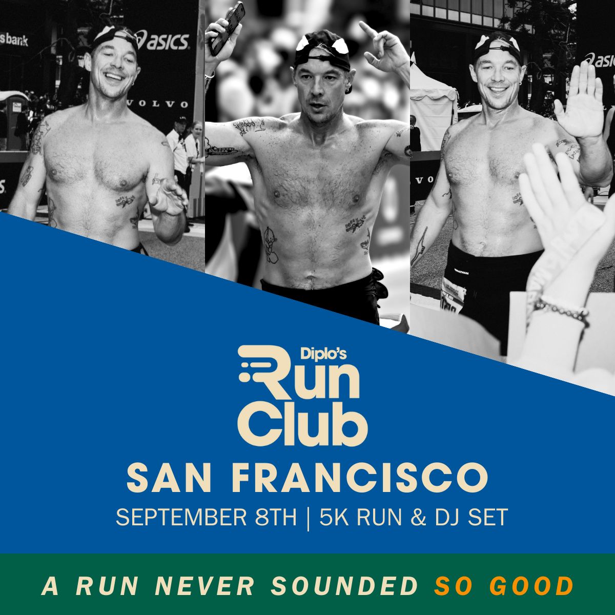 Diplo's Run Club in San Francisco at Pier 30 - 32
