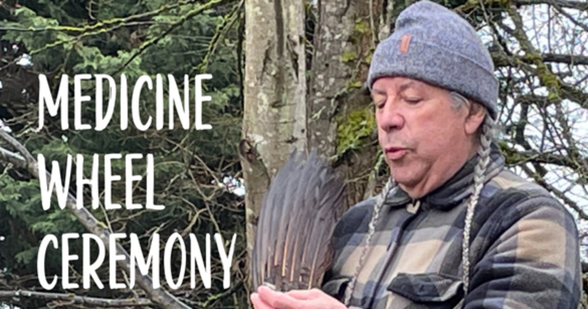 Medicine Wheel Ceremony in Vancouver at VanDusen Botanical