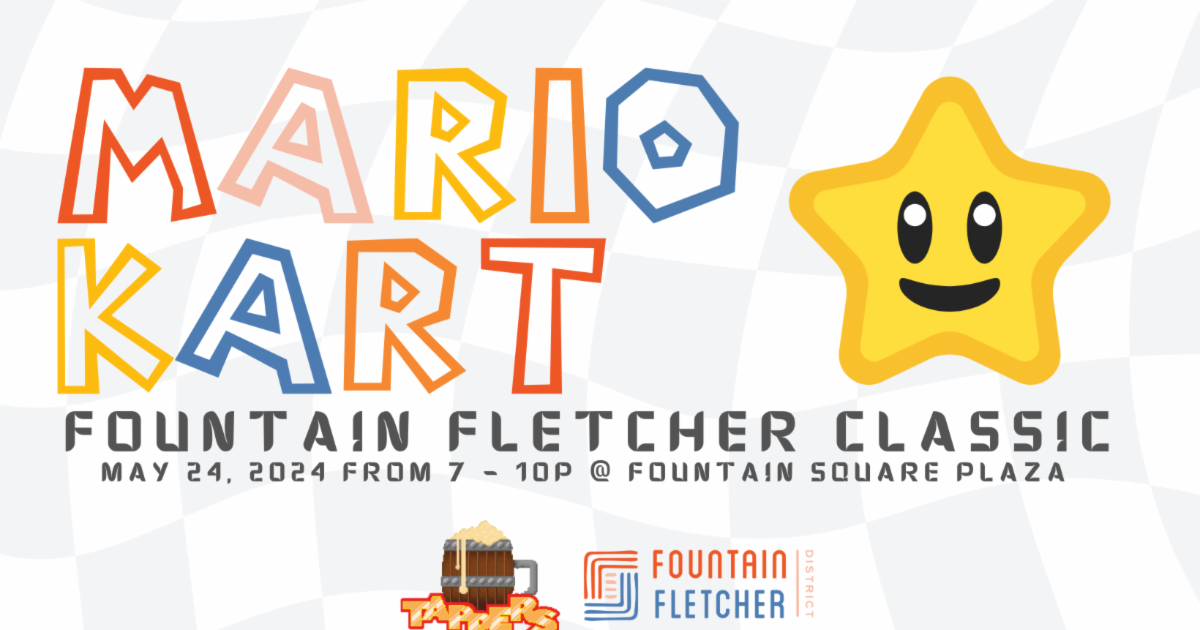 NEW DATE: Mario Kart Fountain Fletcher Classic in Indianapolis