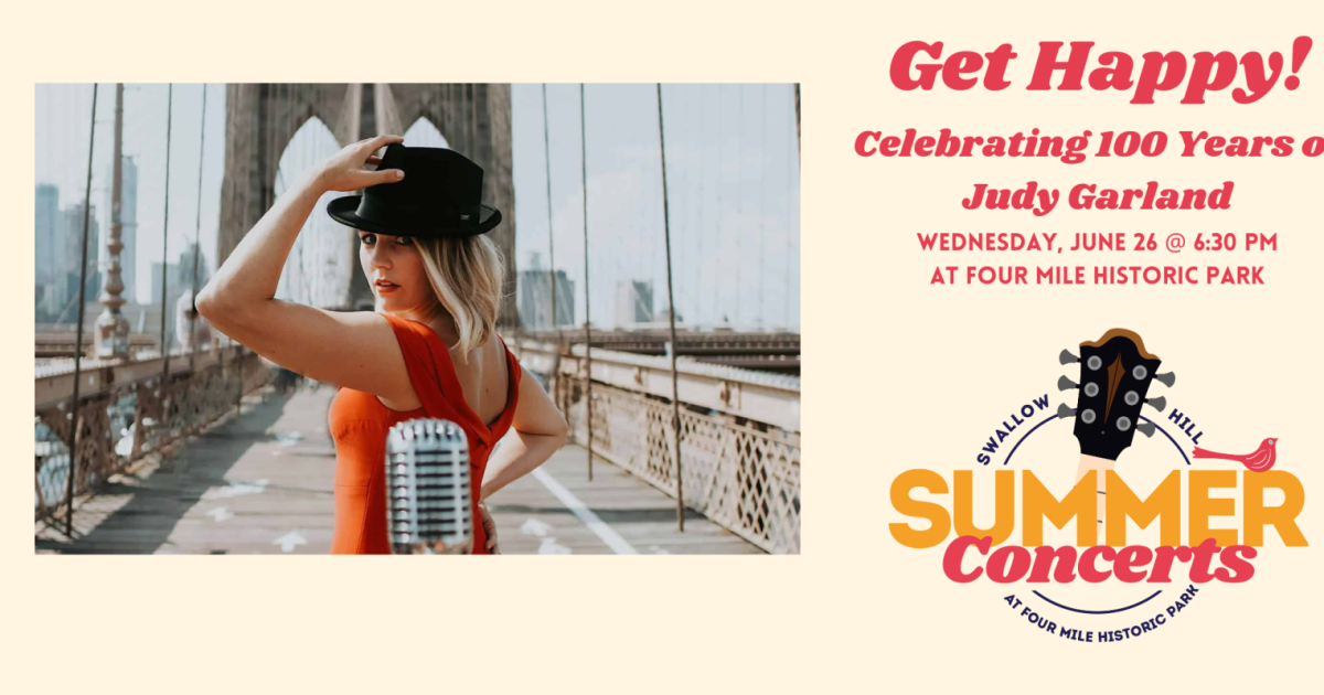 Get Happy!: Swallow Hill Concerts at Four Mile Historic Park in