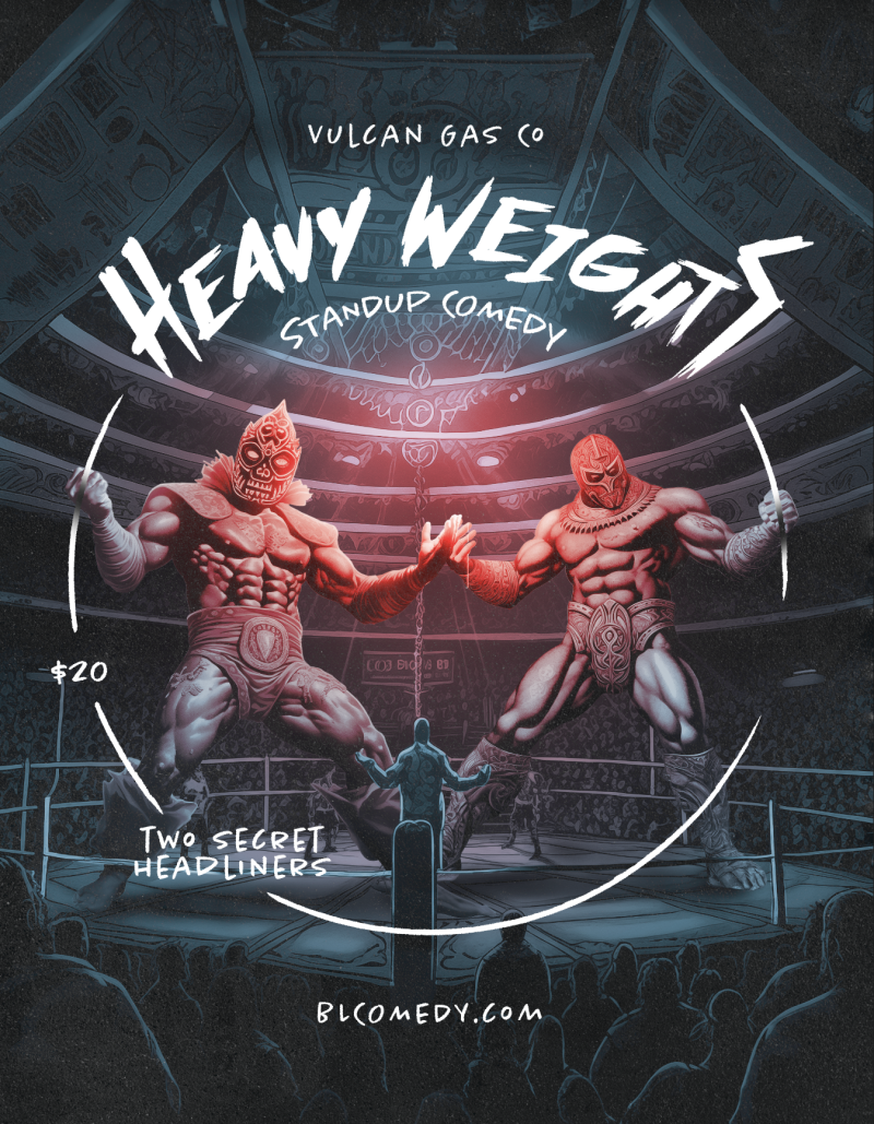 Heavy Weights: Standup Comedy in Austin at Vulcan Gas Company