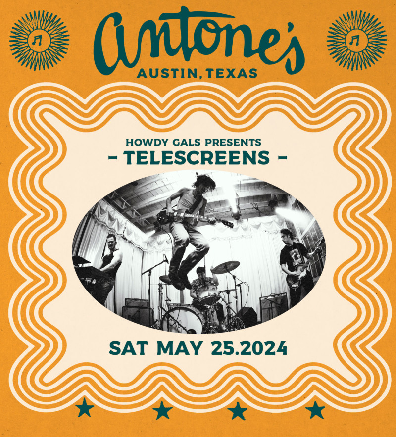 Telescreens, TC Superstar & Shooks in Austin at Antone's
