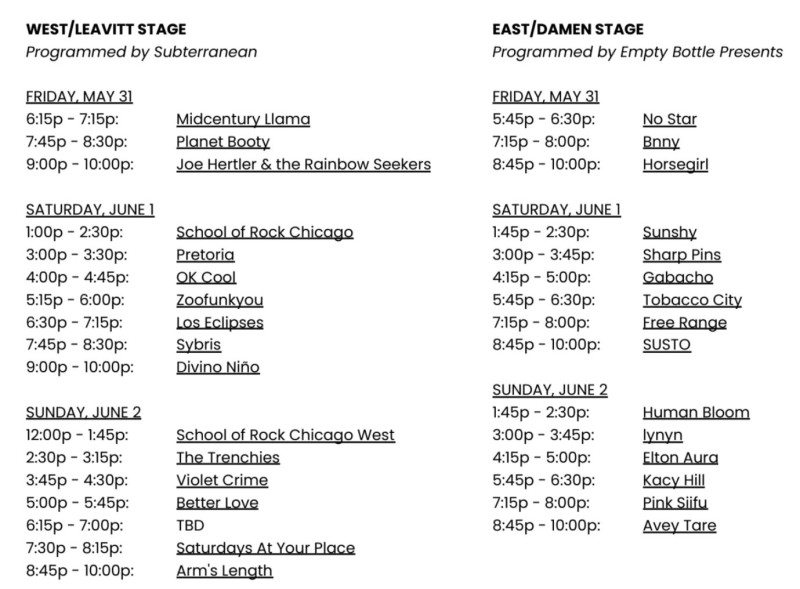 Do Division Street Fest in Chicago at Division Street between