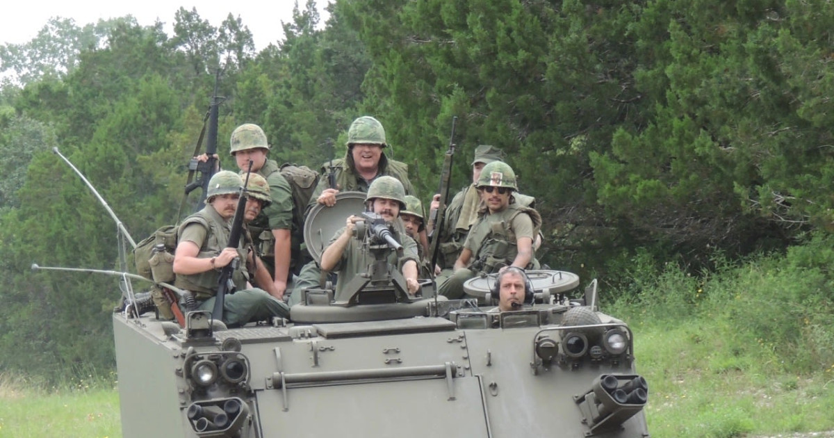 Close Assault 1968 Vietnam War Living History Program in Austin