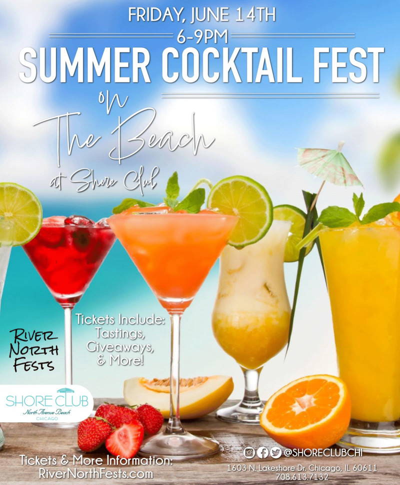 Summer Cocktail Fest on the Beach - Cocktail Tasting at North Ave.