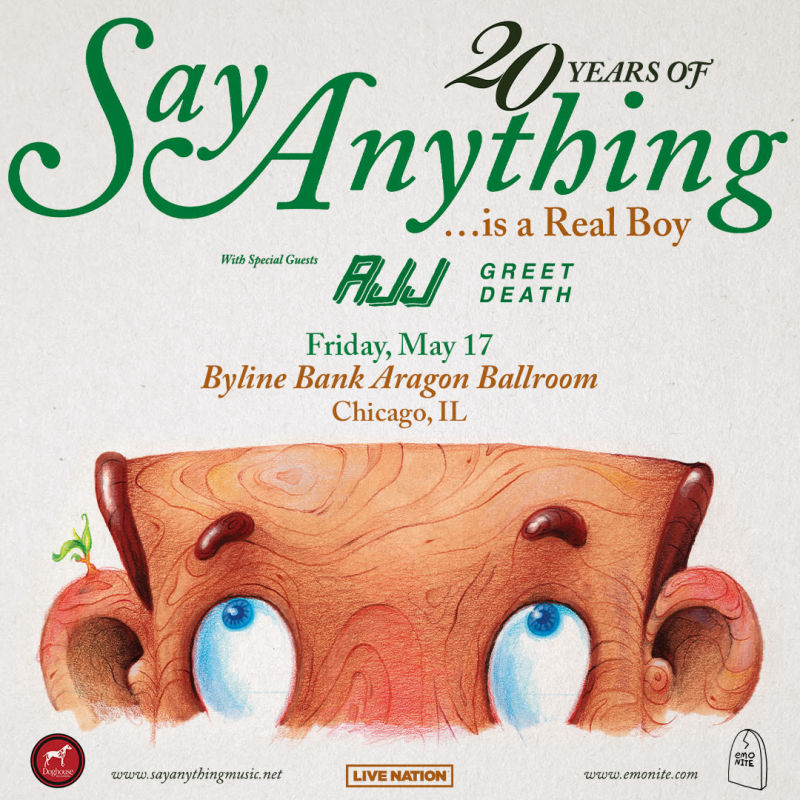 Say Anything - Is A Real Boy 20th Anniversary Tour in Chicago at