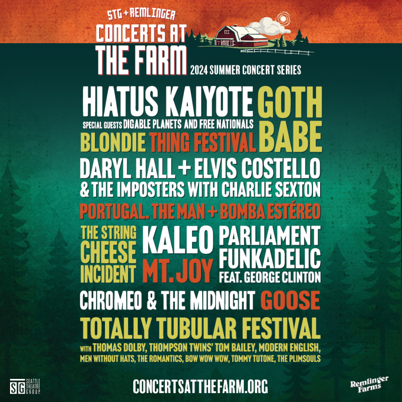 Concerts at The Farm Summer Concert Series Giveaway in Carnation