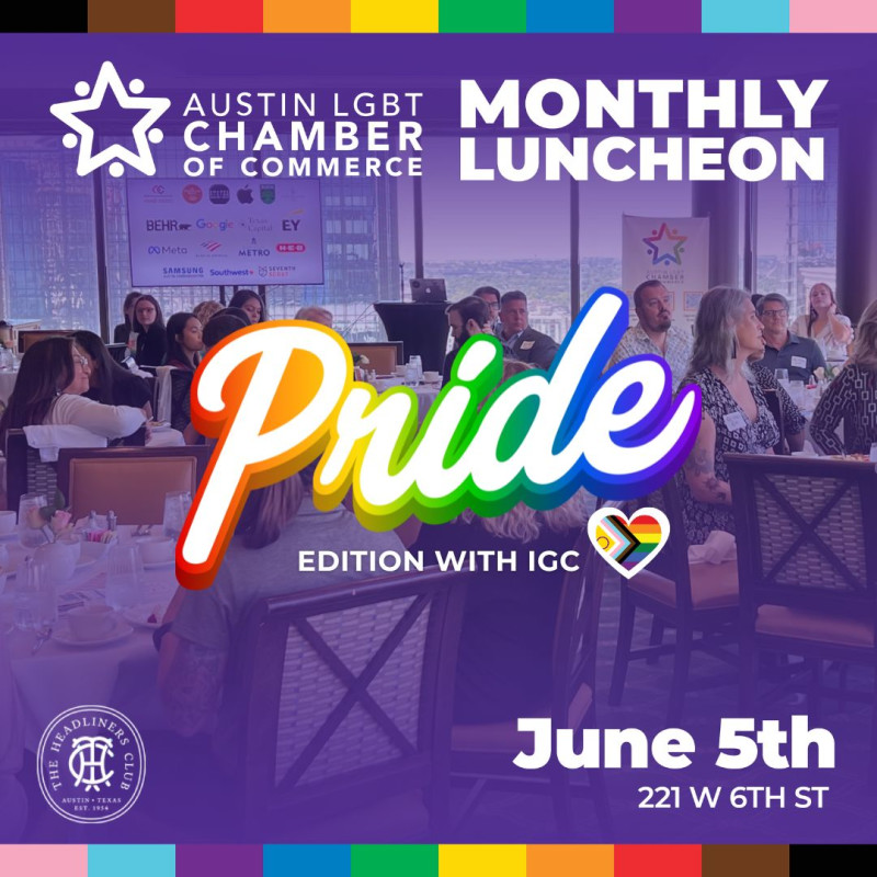 Pride Luncheon in Austin at The Headliners Club