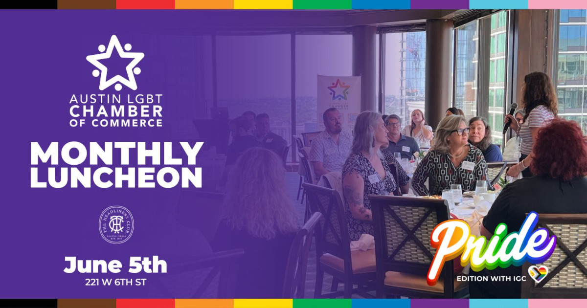 Pride Luncheon in Austin at The Headliners Club